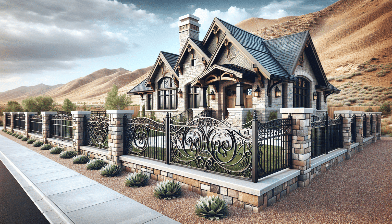 The Ultimate Guide to Stunning Wrought Iron Fence Designs - Logan Fence ...