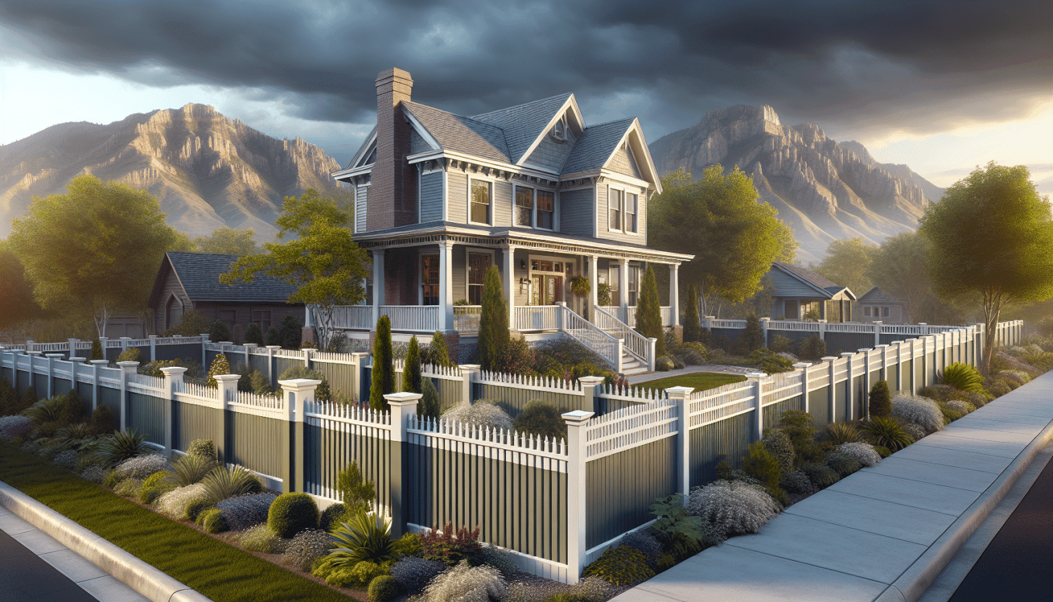 Residential Vinyl Fencing: Colors, Textures, and Design Options - Logan ...